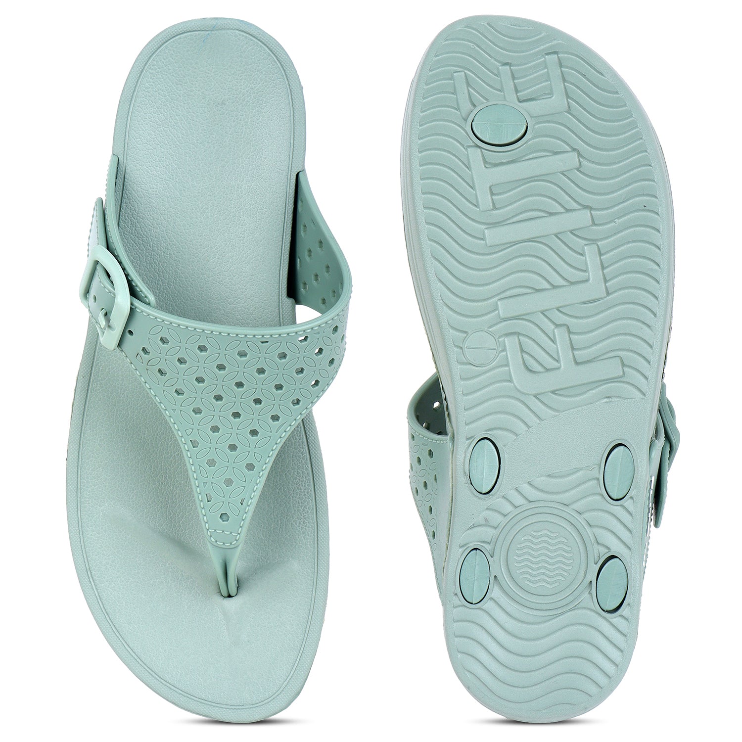 Sparx Pista Green Slippers for Women FL-430 – Relaxo Footwears Limited