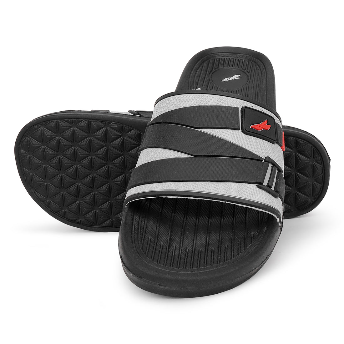 Flite Black Sandals for Men FL-2015 | Sandals & Slippers Online