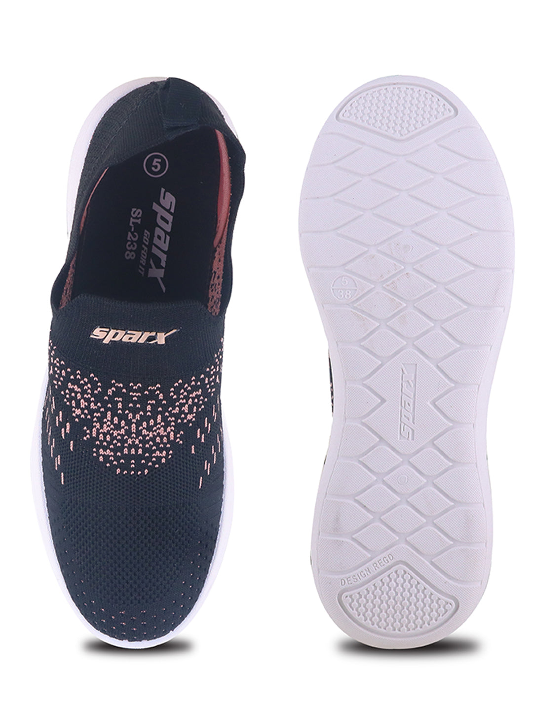 Sparx Black Casual Shoes for Women SL-238 | Casual Footwear Online