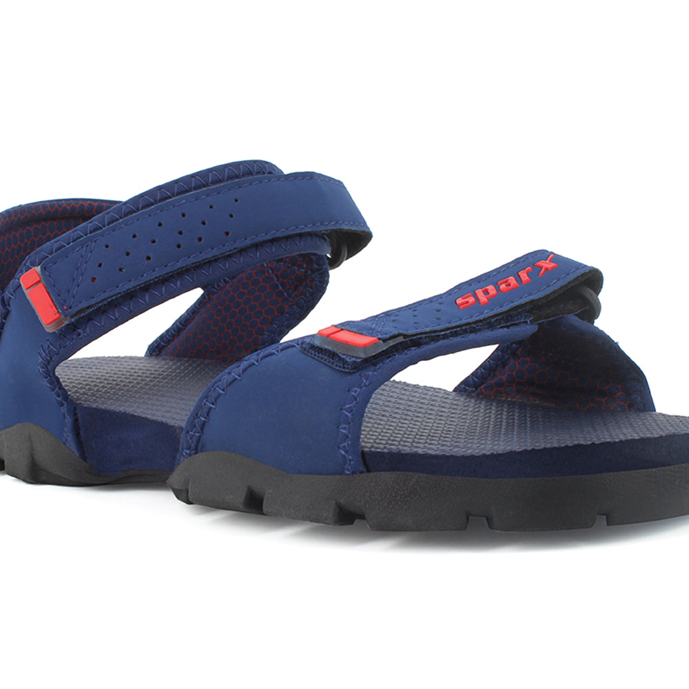 Sparx Navy Blue Red Sandals for Kids SS-119 | Sandals & Slippers Online ...