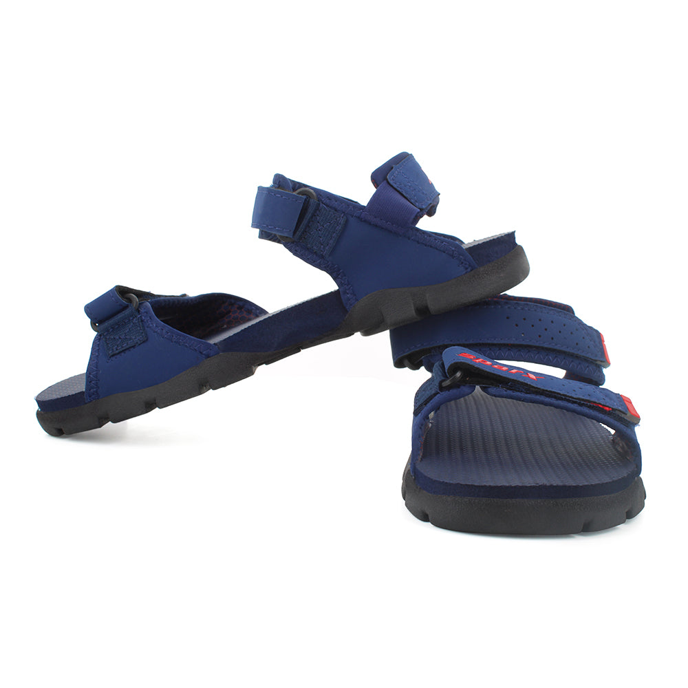 Sparx Navy Blue Red Sandals for Kids SS-119 | Sandals & Slippers Online ...