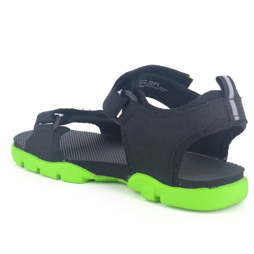 Sparx Black Green Sandals for Kids SS-473 | Sandals & Slippers Online ...