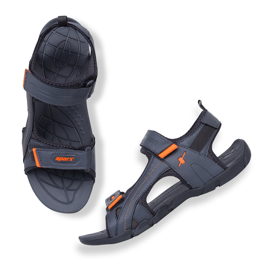 Sparx Grey Sandals for Men SS-653 | Sandals & Slippers Online
