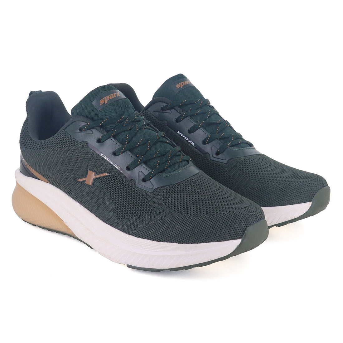 Sparx Green Running Shoes for Men SM-905